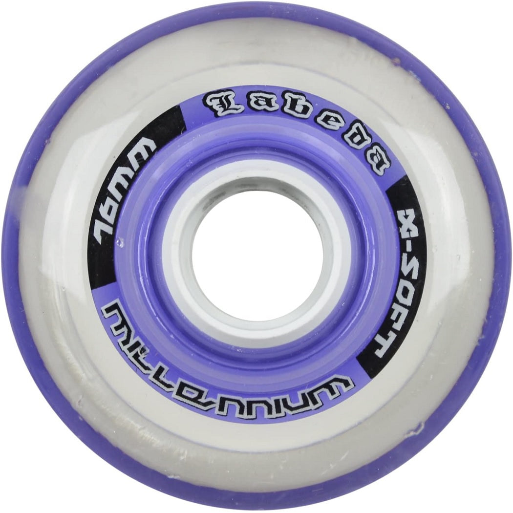 Labeda Millennium Indoor Clear Purple Inline Hockey Wheels ...